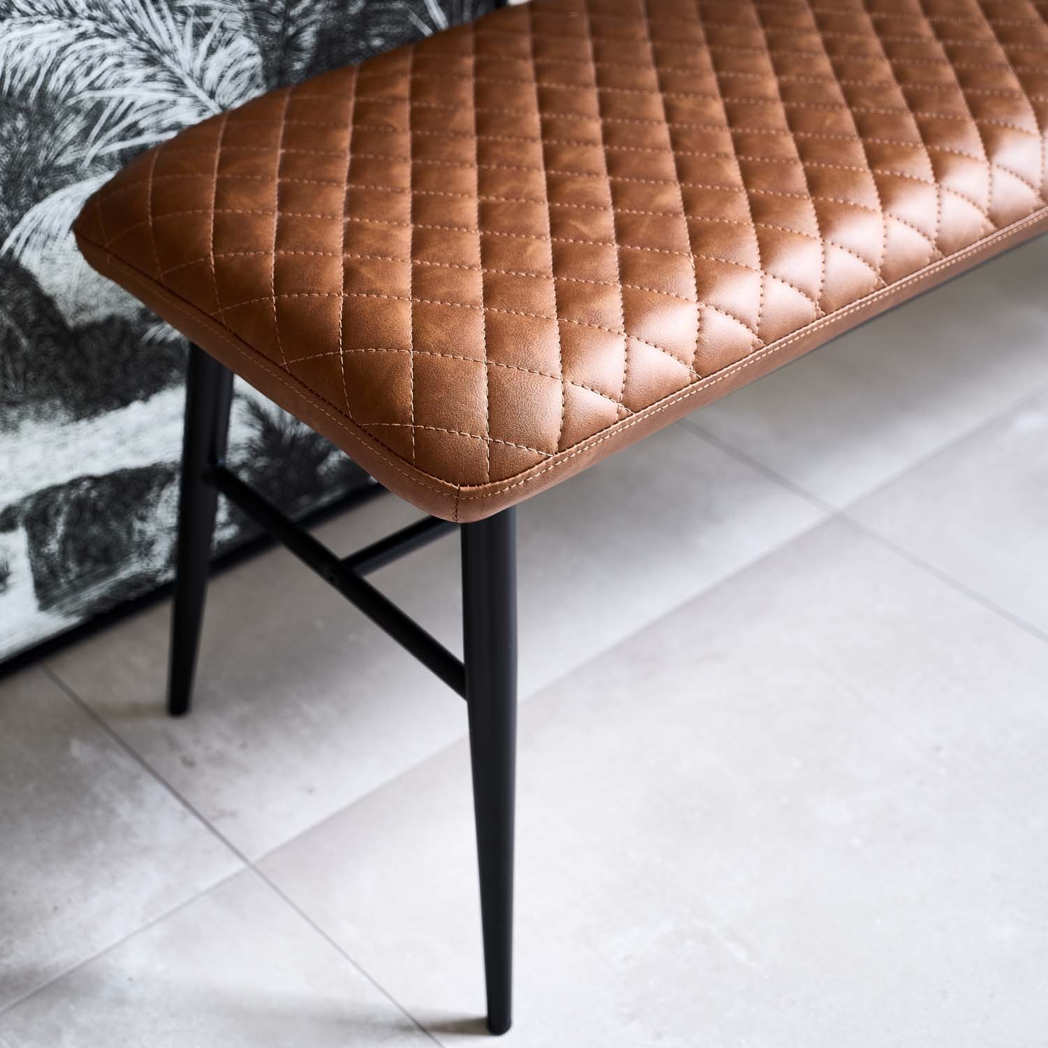 Woods Ripley Flat Bench - Tan - Woods Furniture