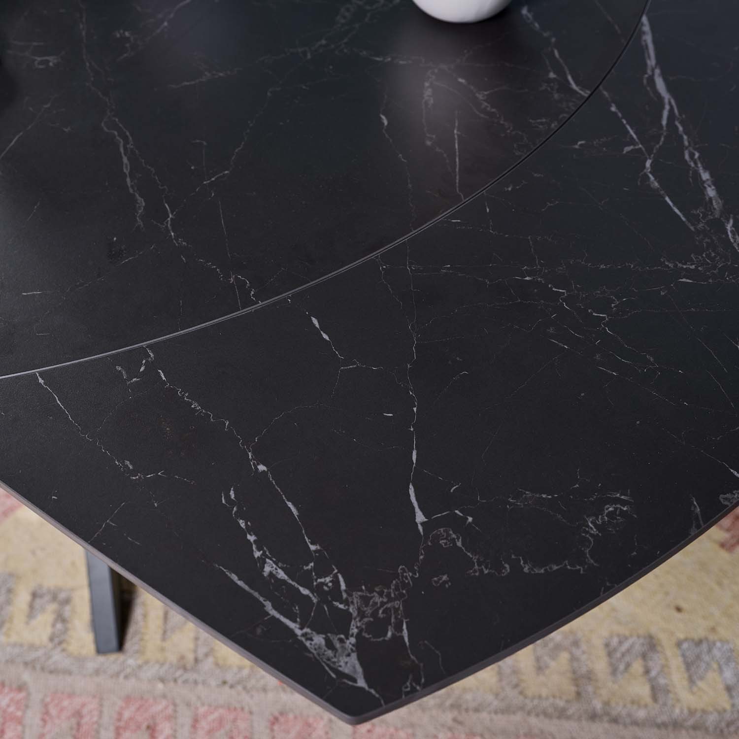 Woods Toscana Black Motion Table with Industrial Corner Bench and ...