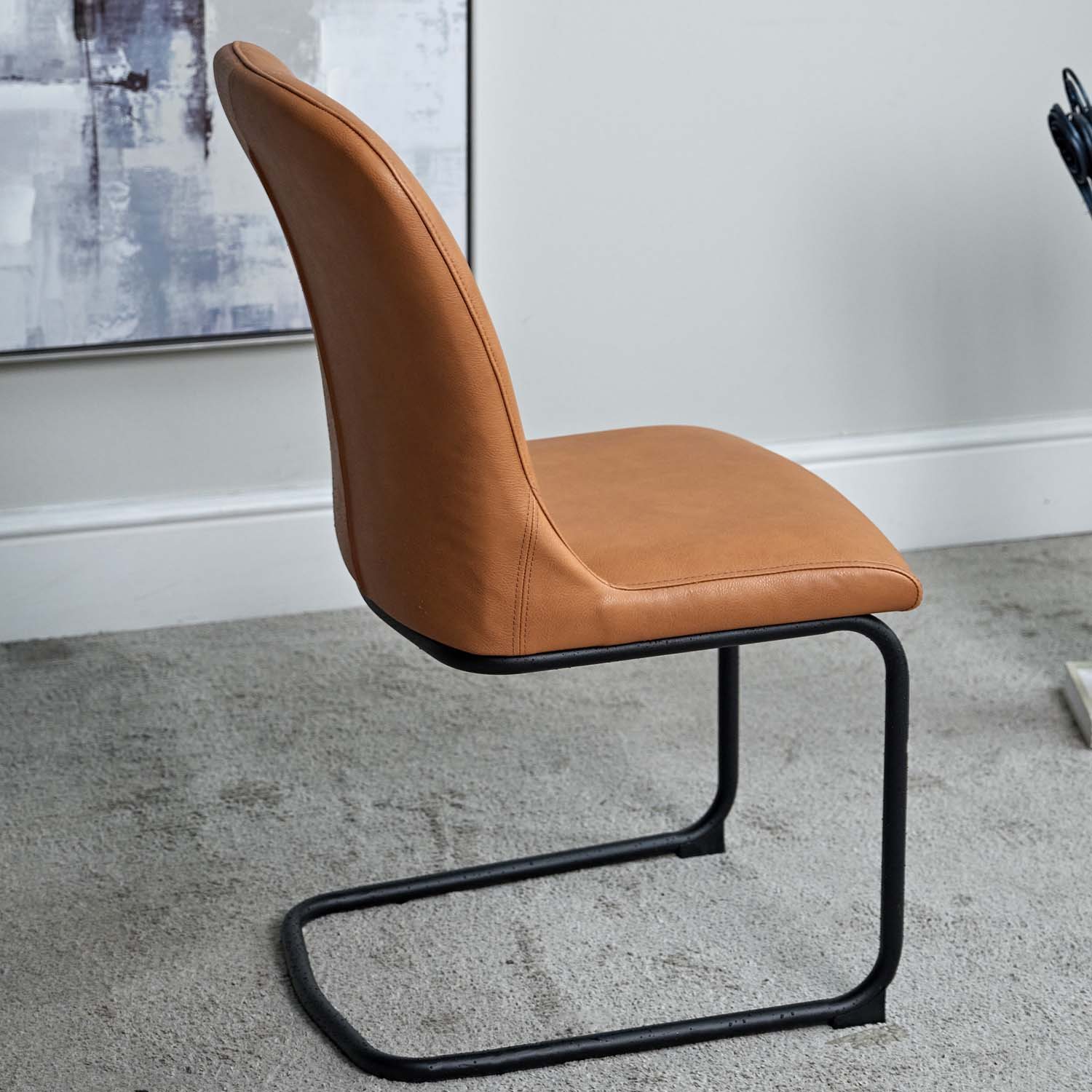 Clearance Firenza Tan Dining Chair (Set of 2) - Woods Furniture