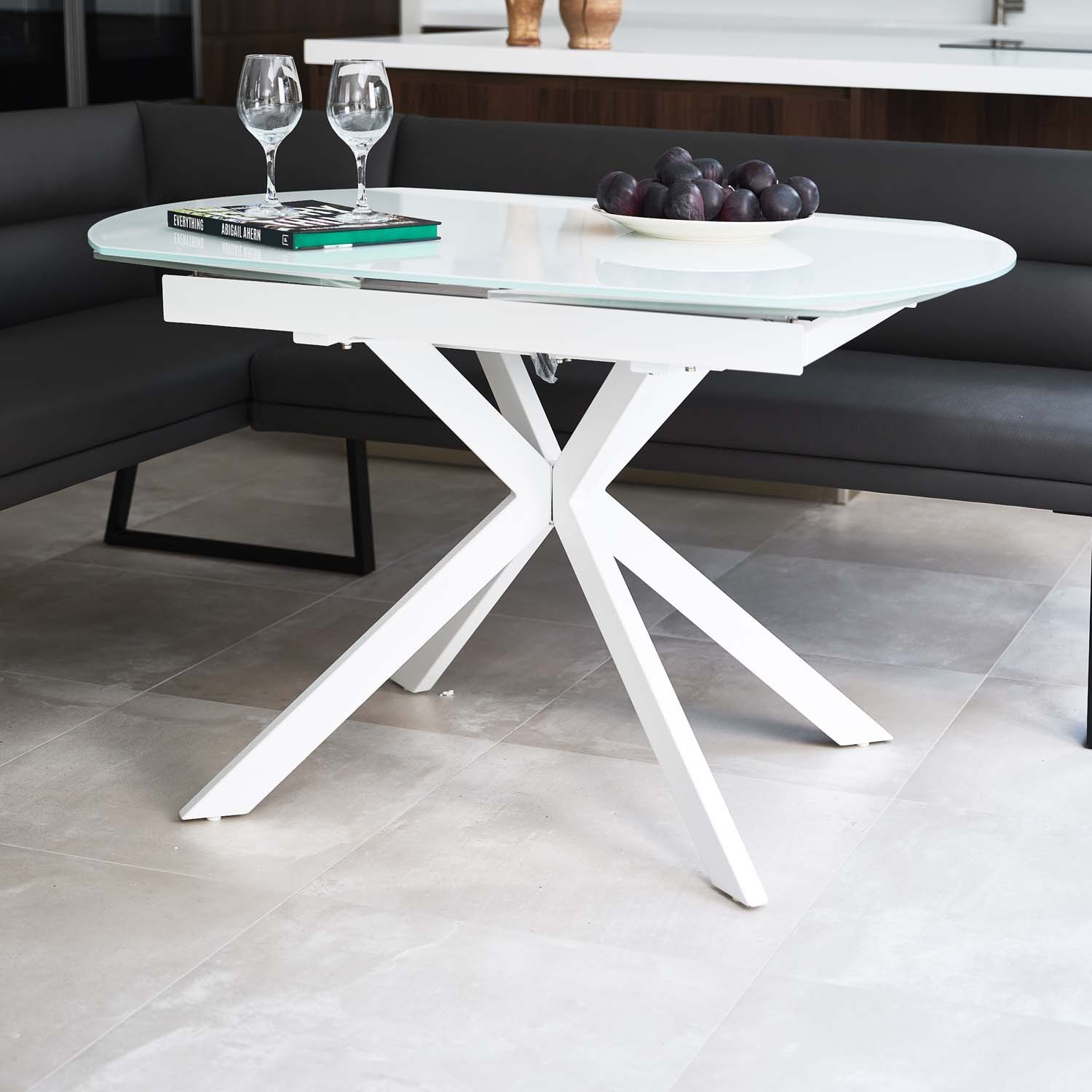 Clearance Ravenna Motion Table White - Woods Furniture