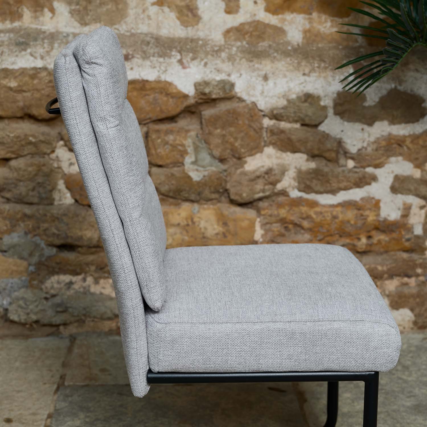 Clearance Ava Silver Dining Chair in Fabric (Set of 2) - Woods Furniture