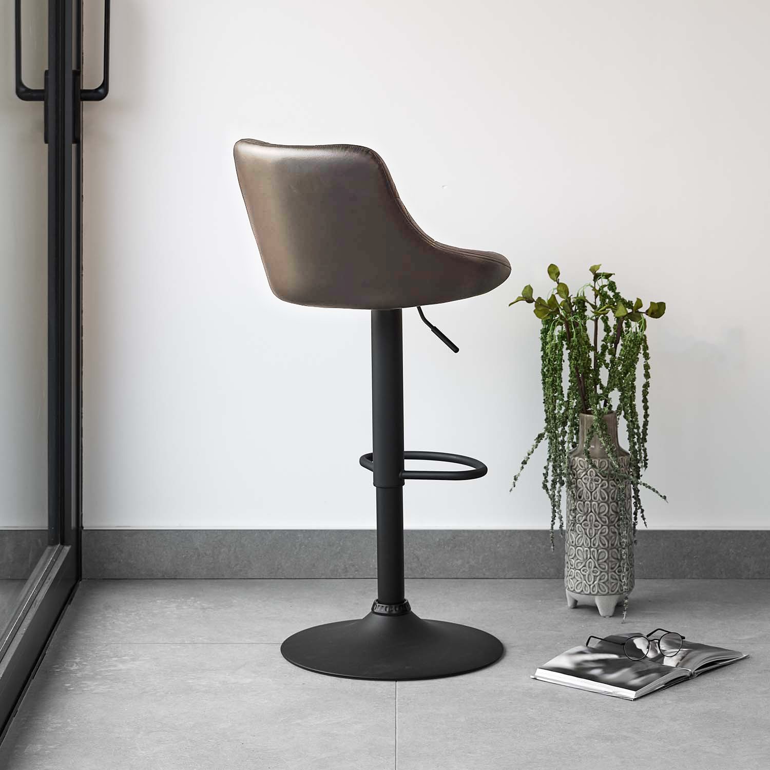 Woods Jonathan Bar Stool in Grey - Woods Furniture