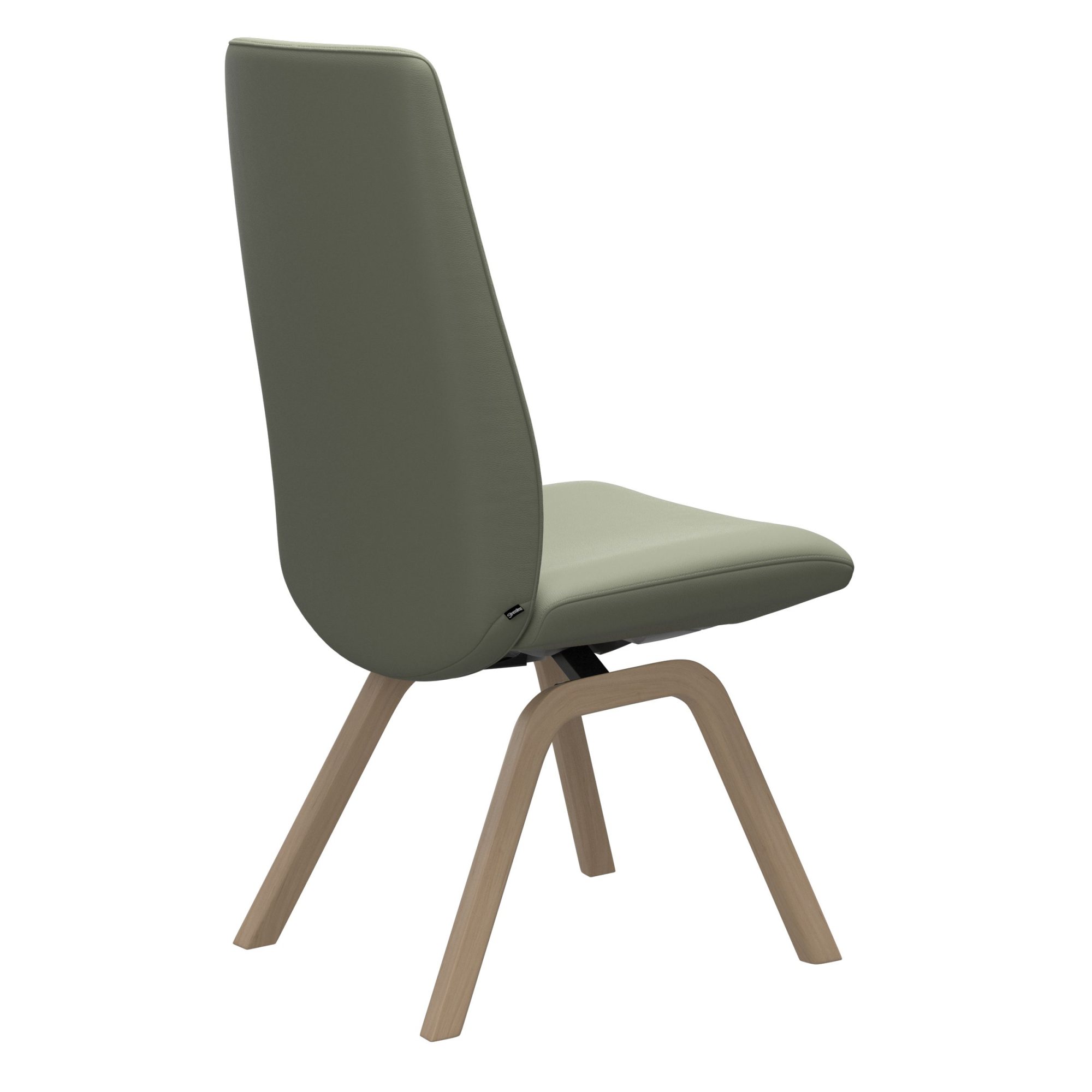 Stressless Laurel High Back Dining Chair with Contemporary Base - Woods ...