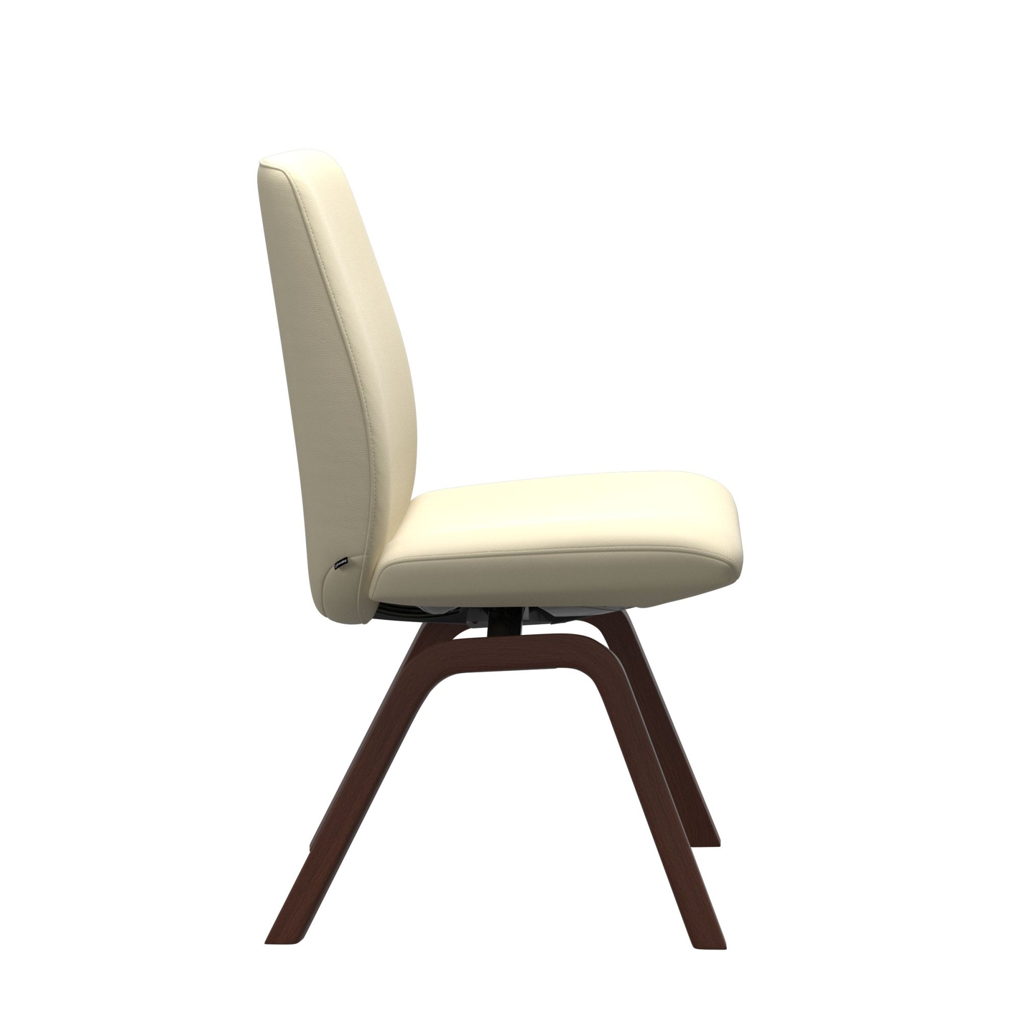 Stressless Laurel Low Back Dining Chair with Contemporary Base - Woods ...
