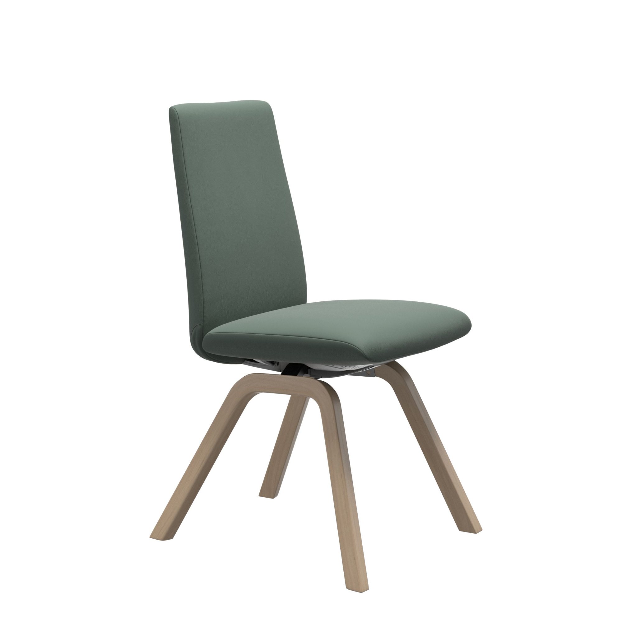 Stressless Laurel Low Back Dining Chair with Contemporary Base - Woods ...