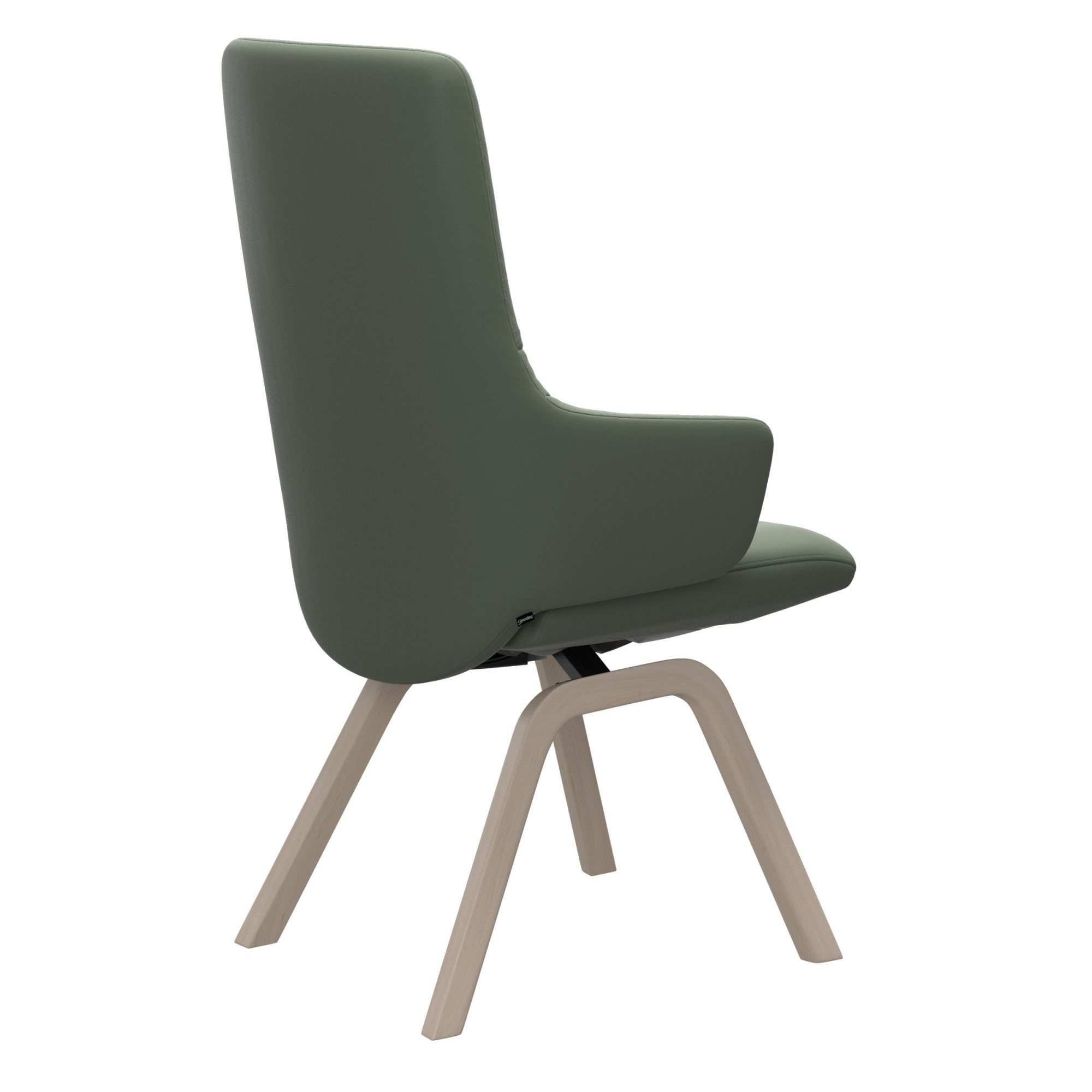Stressless Mint High Back Dining Chair with Contemporary Base - Woods ...