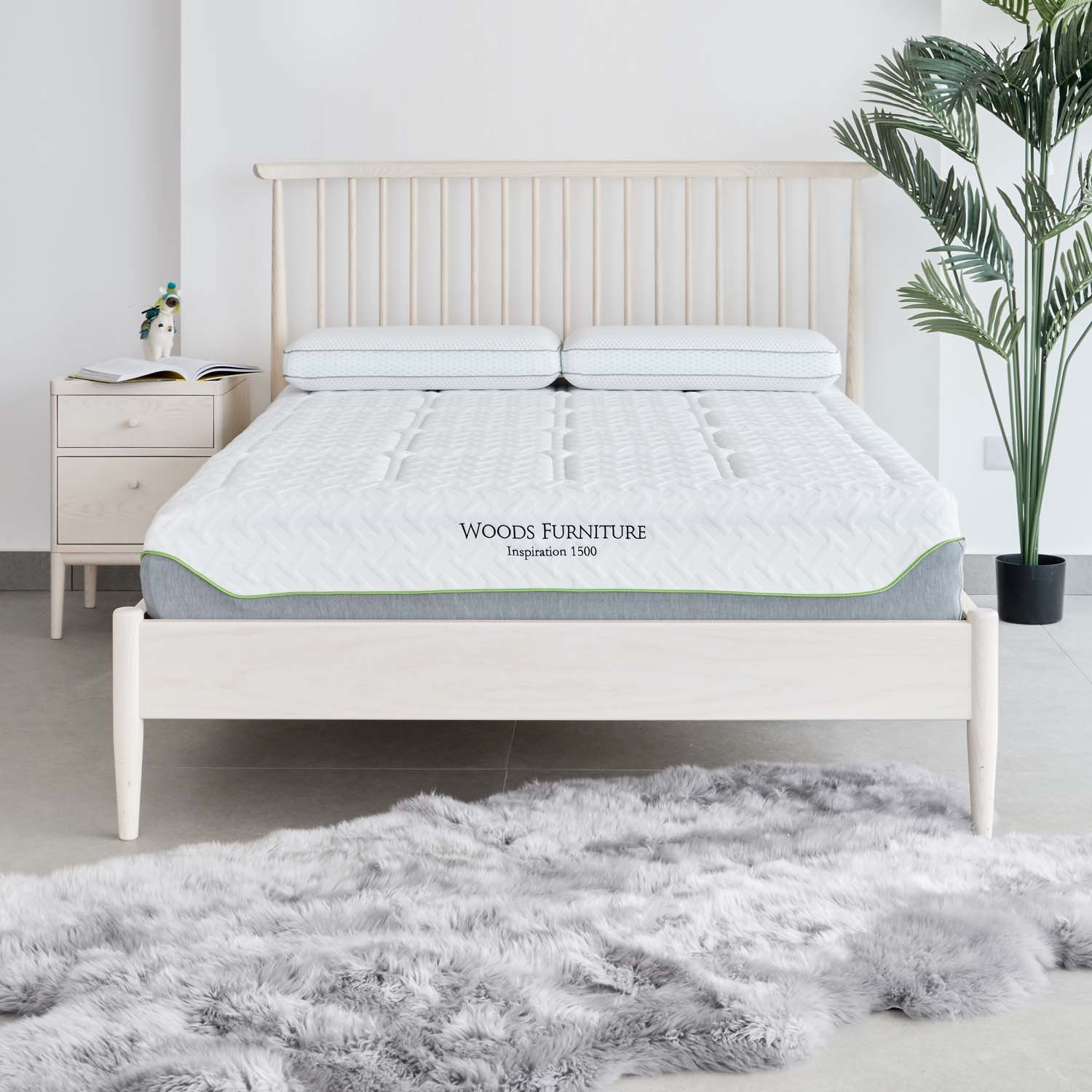 Woods Inspiration 1500 Double Mattress - Woods Furniture