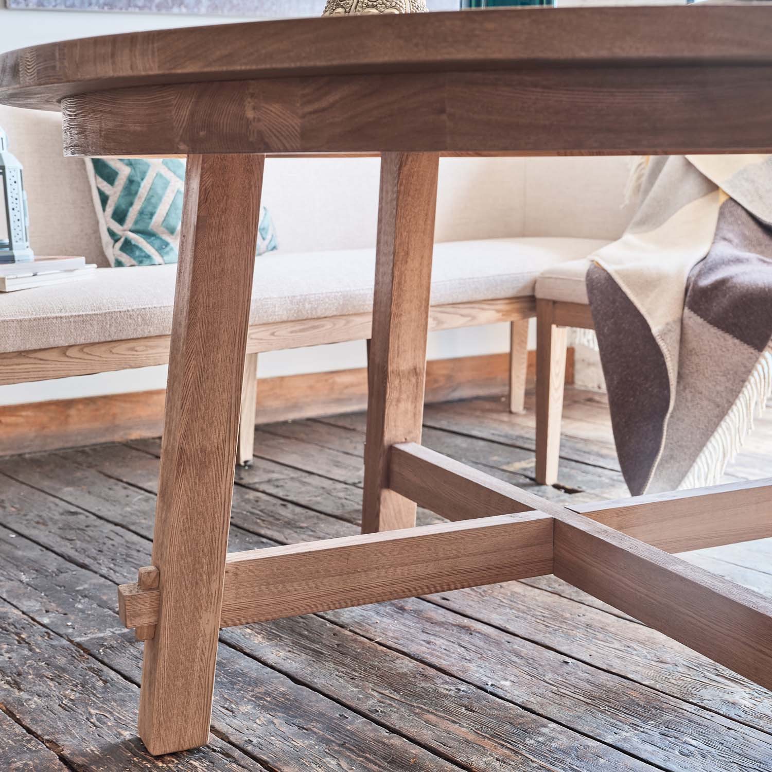 Woods Hampton Round Dining Table with 4 Parma Chairs in Grey - Woods ...