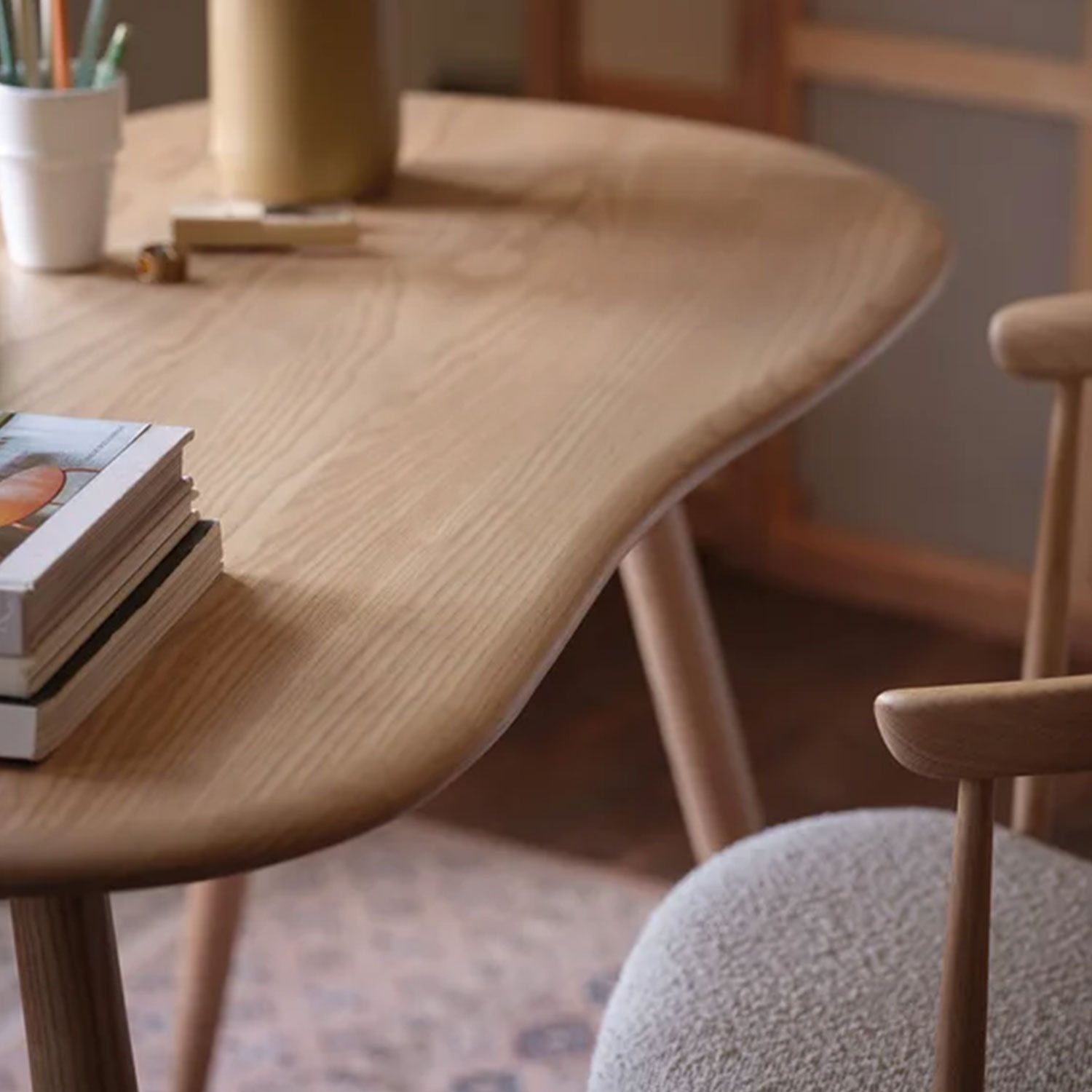Ercol Bix Pebble Desk - Woods Furniture