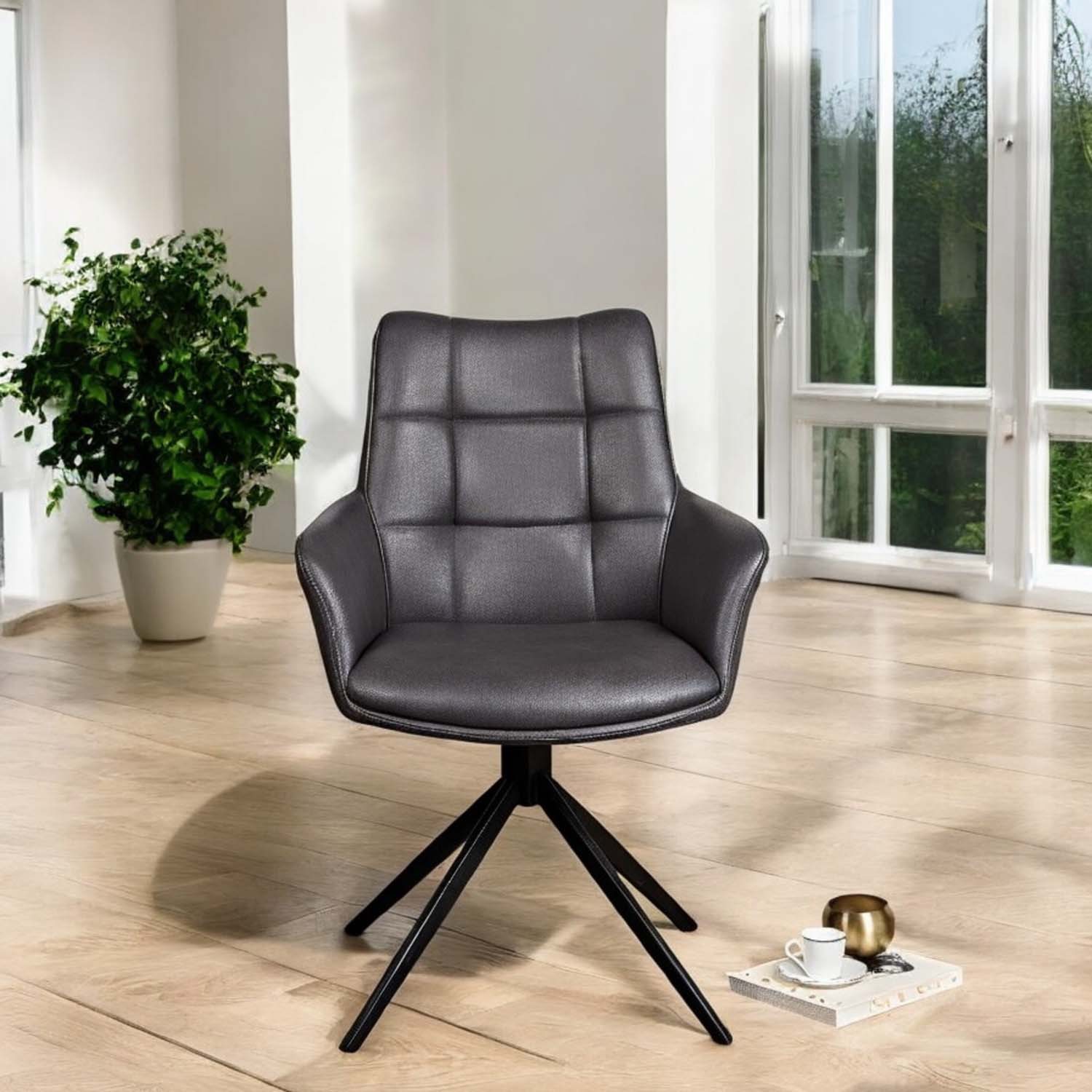 Woods Jill Slate Grey Dining Chair - Woods Furniture