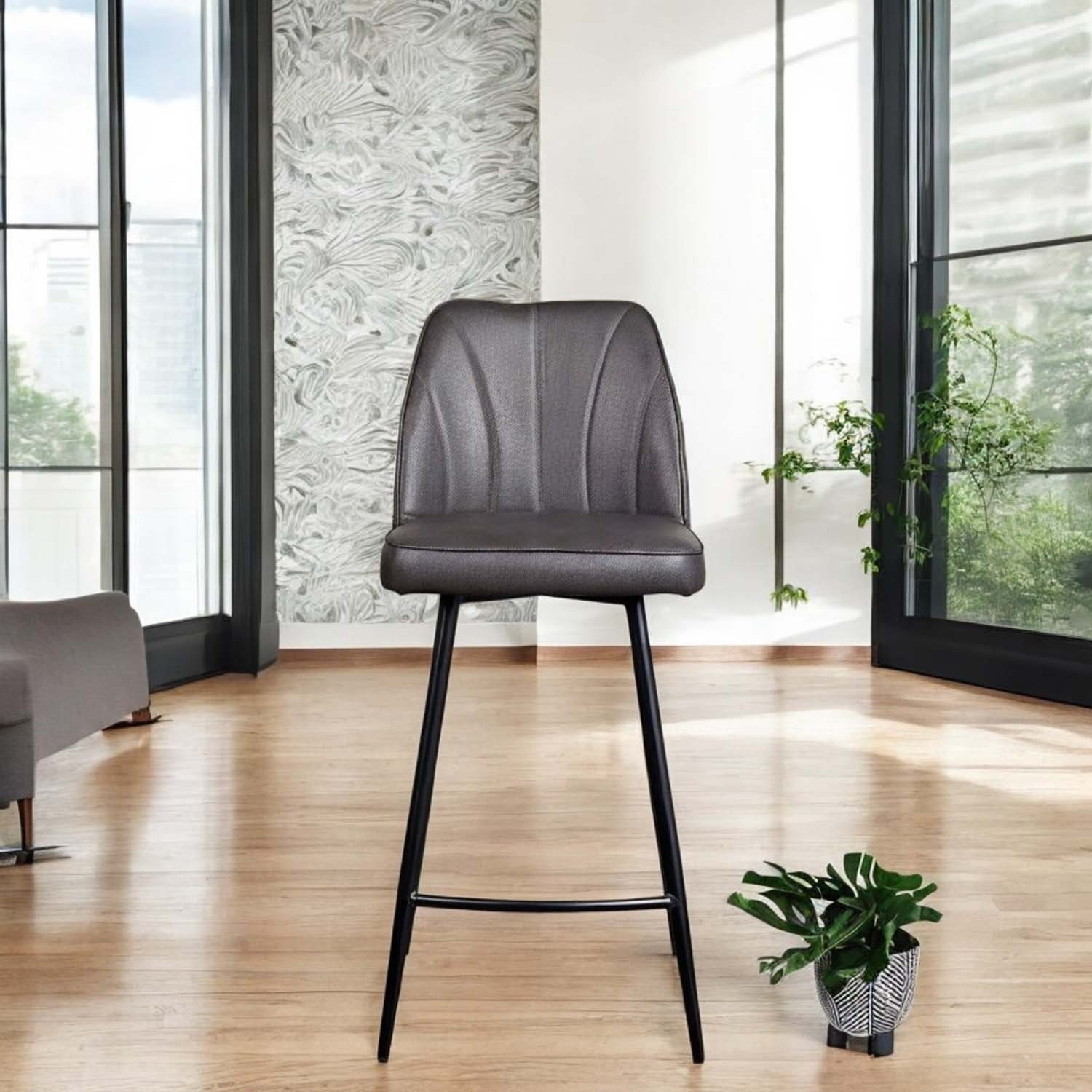 Woods Walton Bar Stool - Slate Grey - Woods Furniture