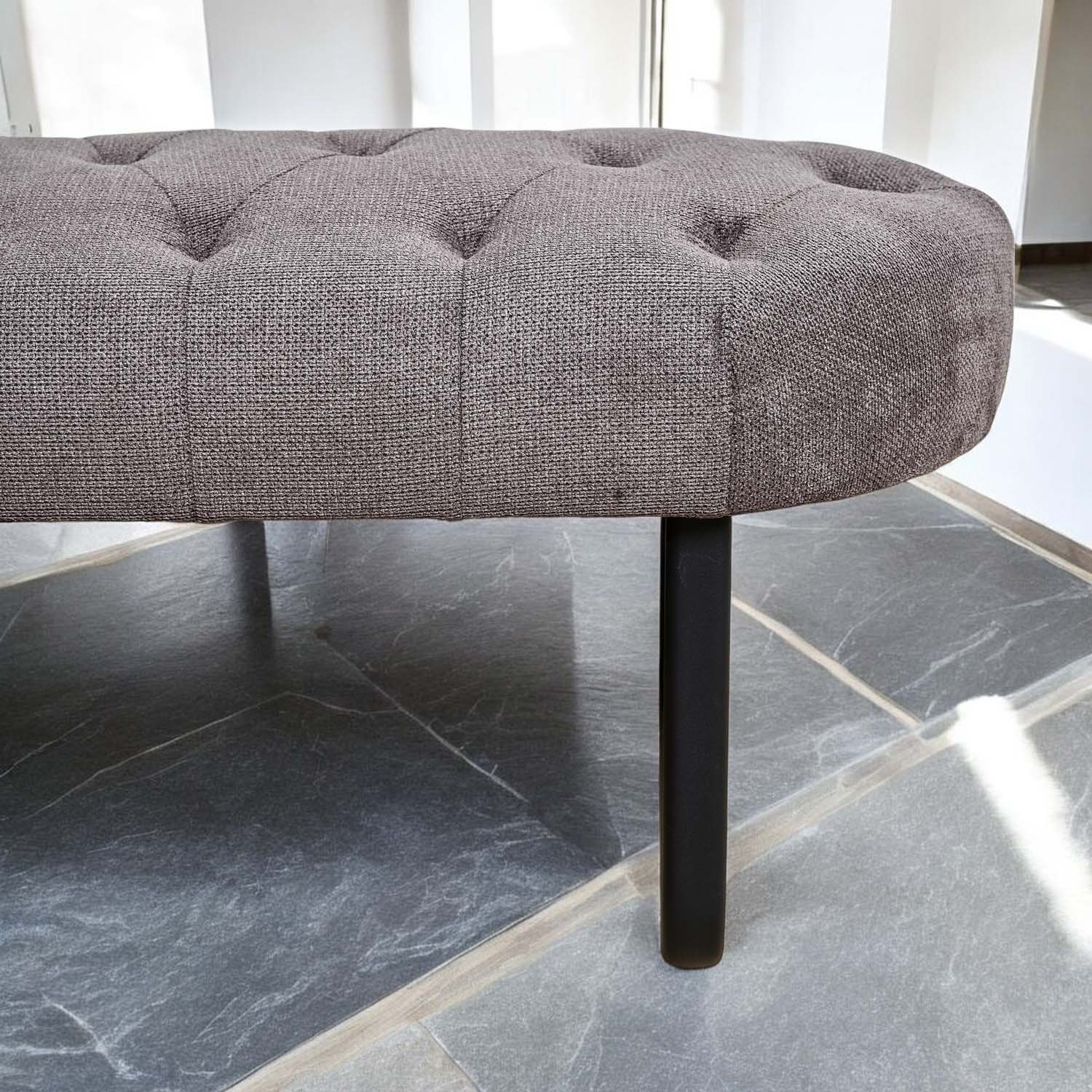 Woods Frampton Flat Bench Anthracite - Woods Furniture