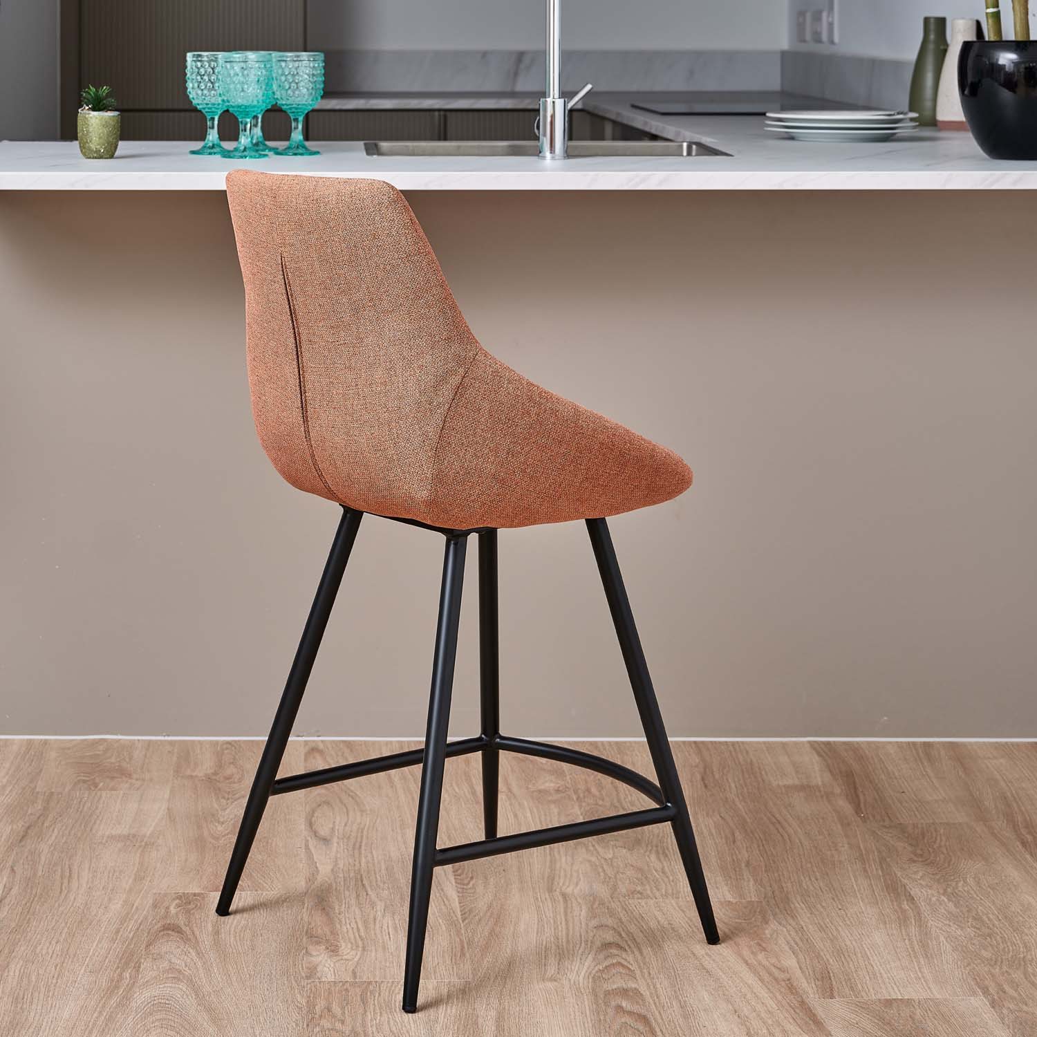 Woods Detroit Brick Counter Chair (Set of 2) - Woods Furniture