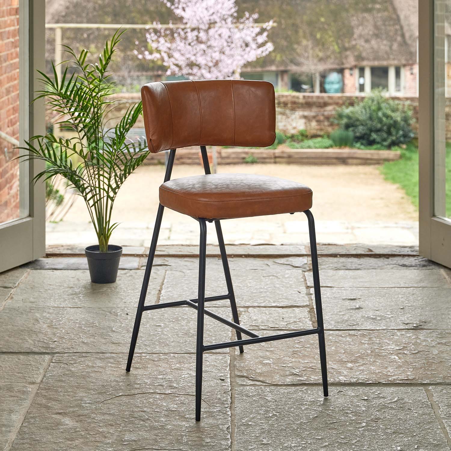 Woods Admiral Caramel Bar Stool - Woods Furniture