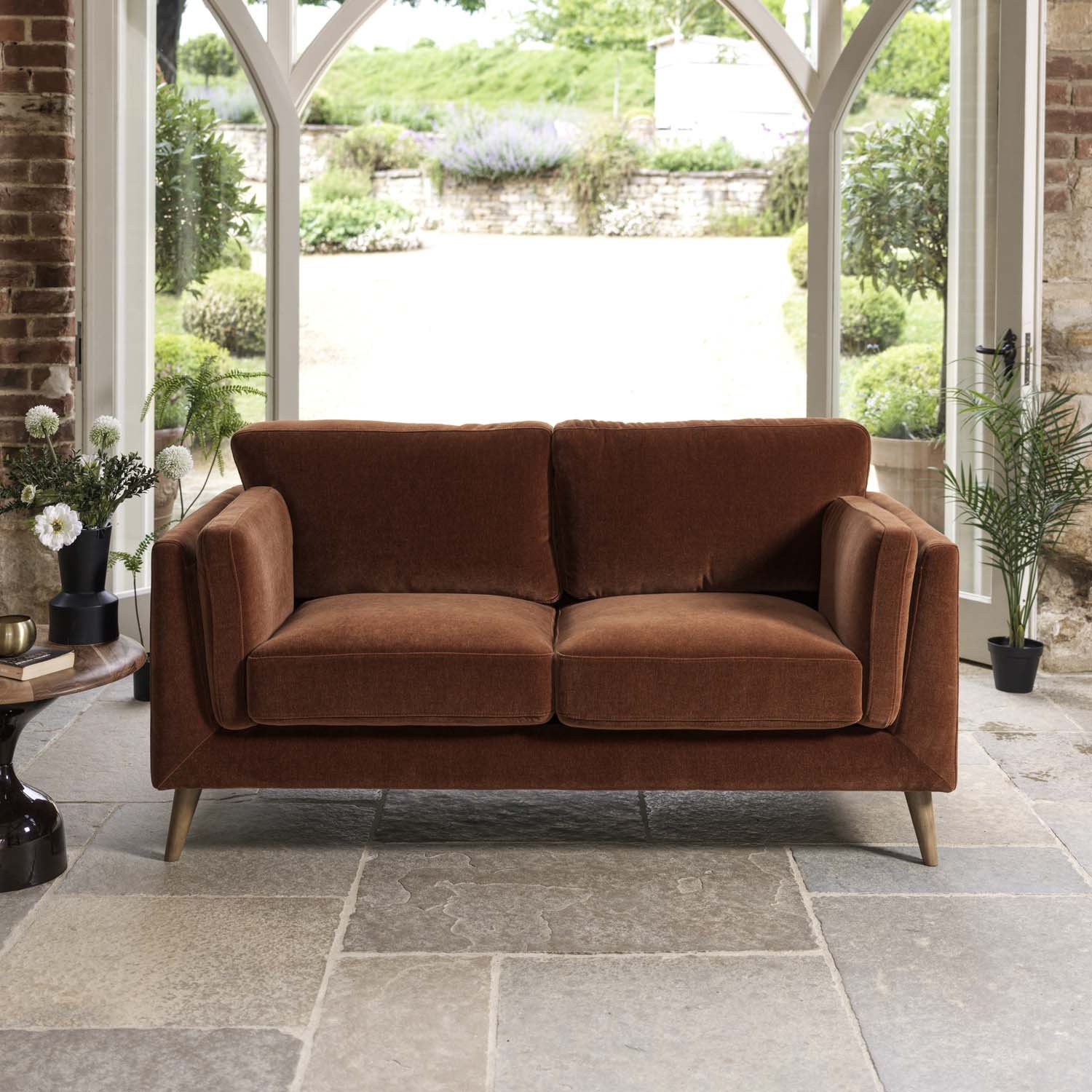 Woods Harris 2 Seater Sofa in Rust - Woods Furniture