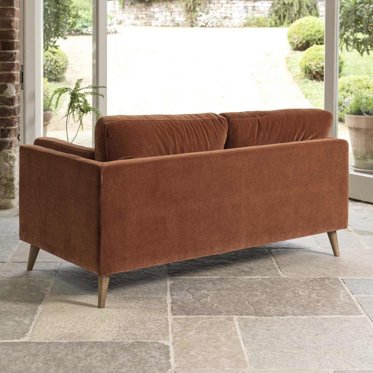 Woods Harris 2 Seater Sofa in Rust - Woods Furniture
