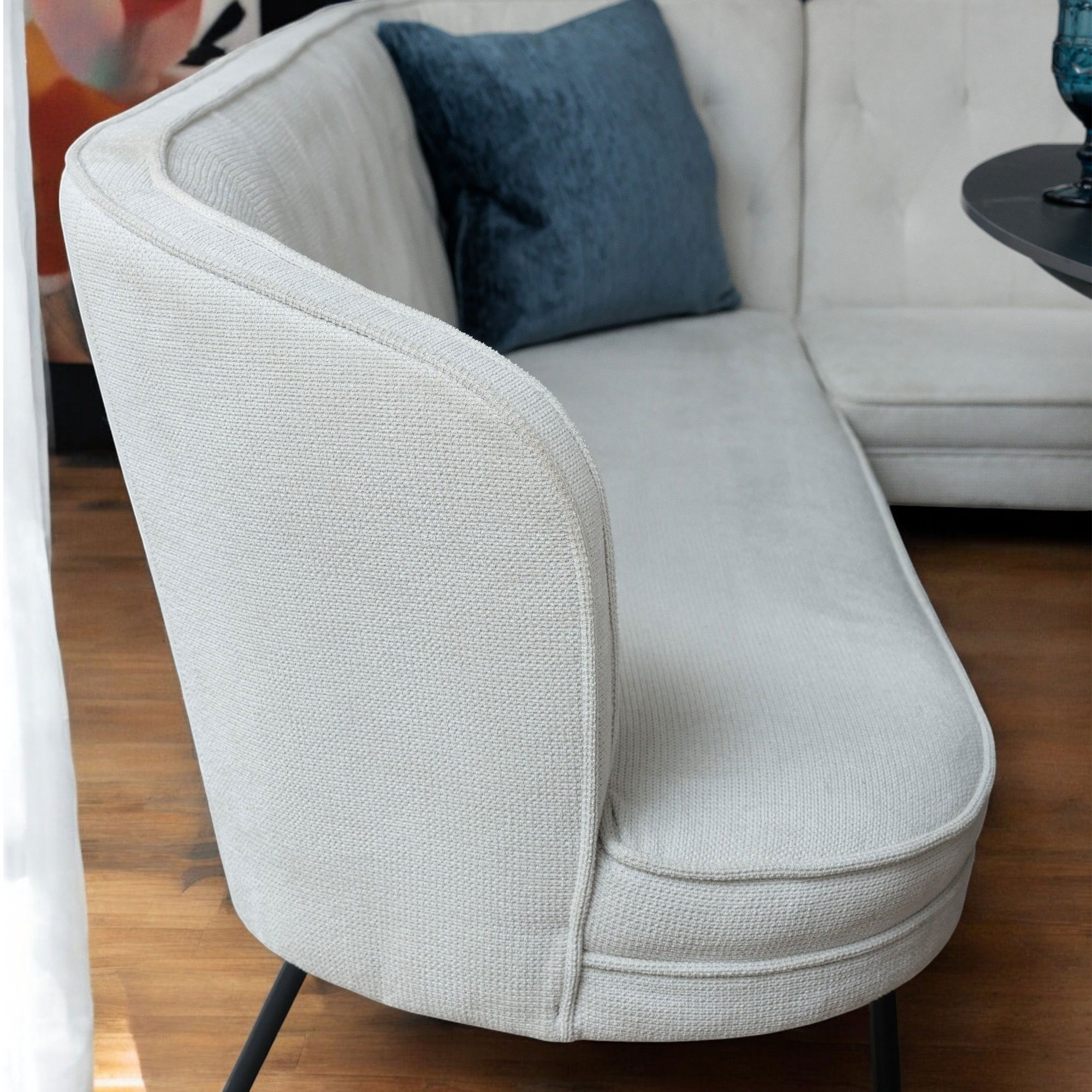 Woods Toscana Motion Table Black with RHF Frampton Corner Bench and 2 ...