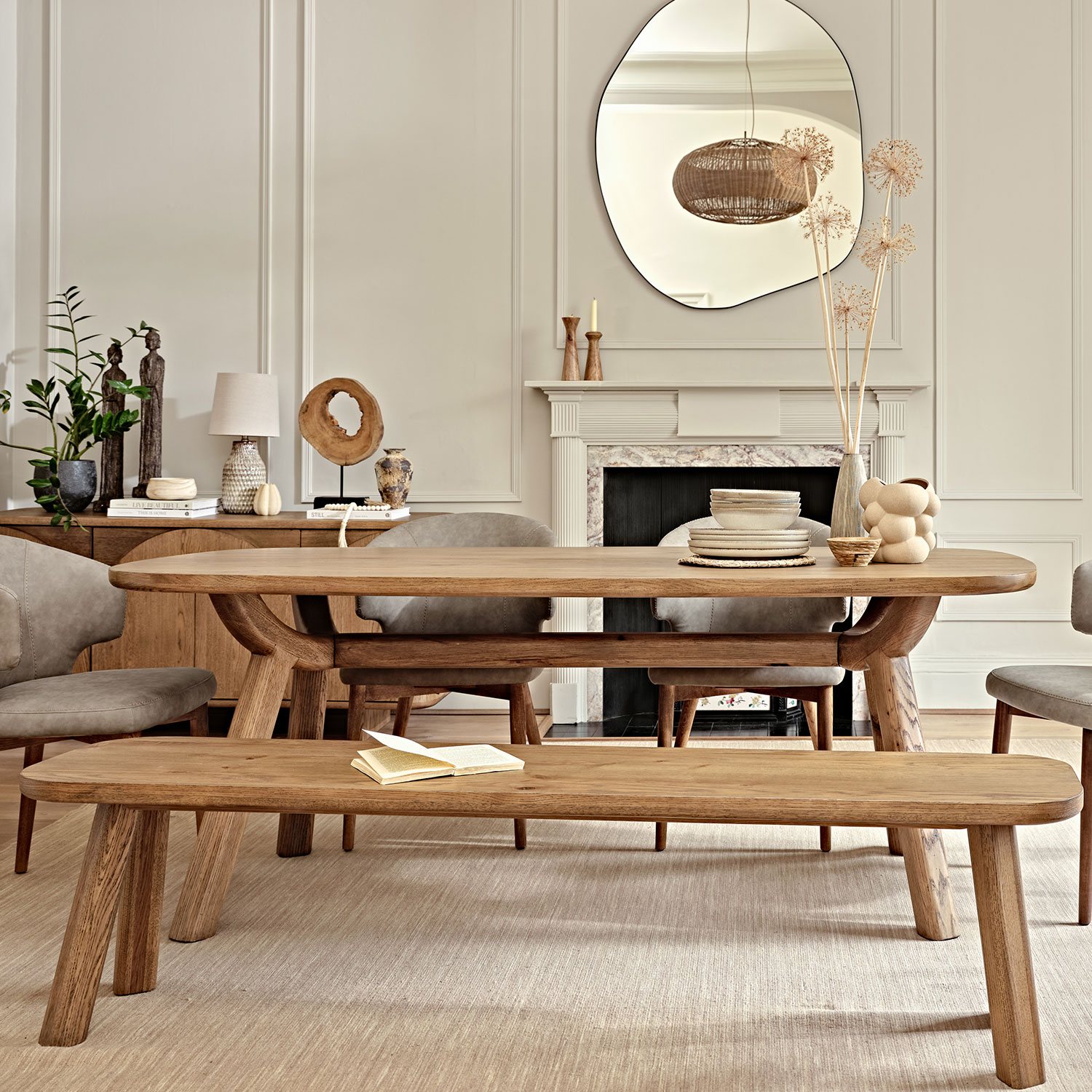 Ashmore 200cm Dining Table - Woods Furniture