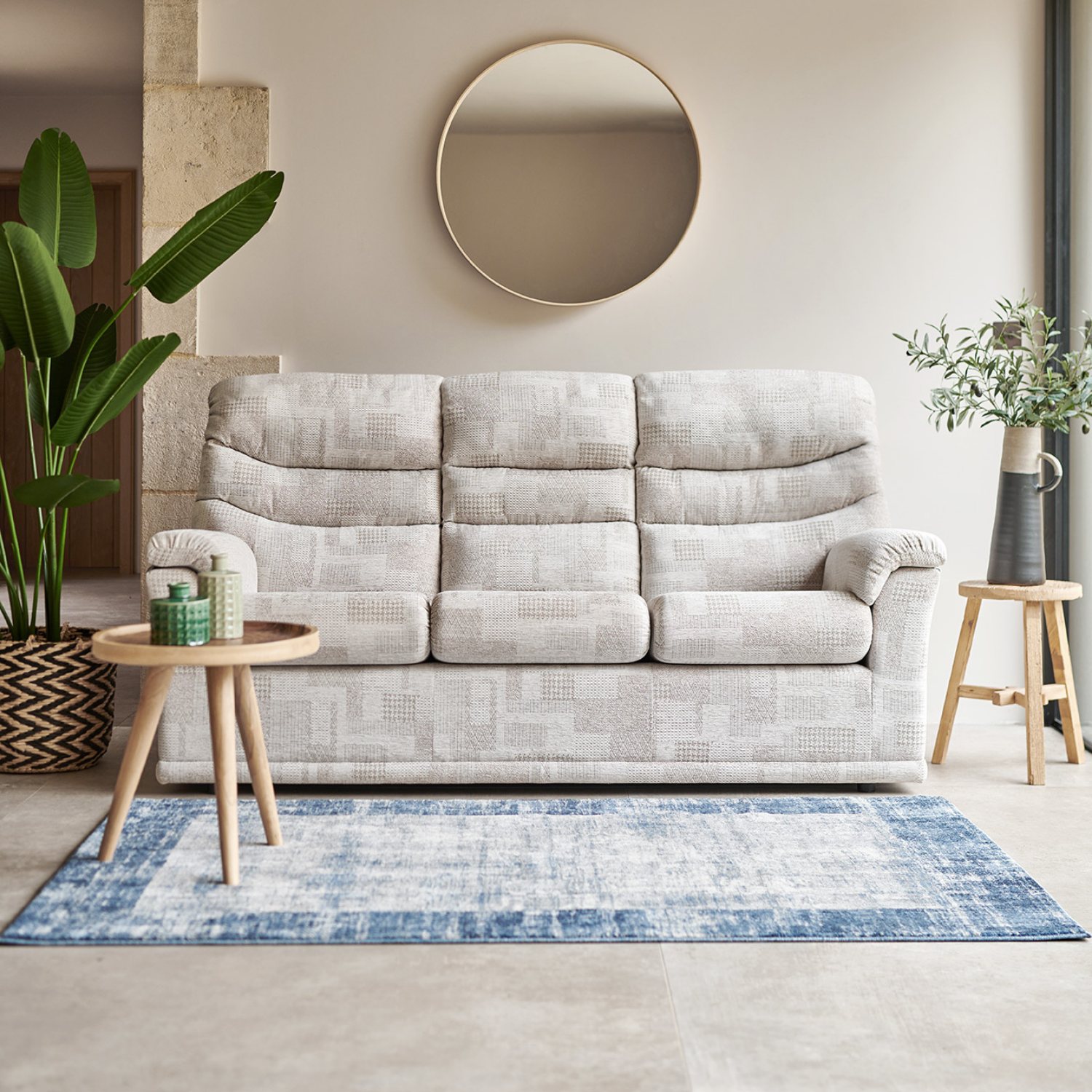 G Plan Malvern 3 Seater Sofa with 3 Cushions - Woods Furniture