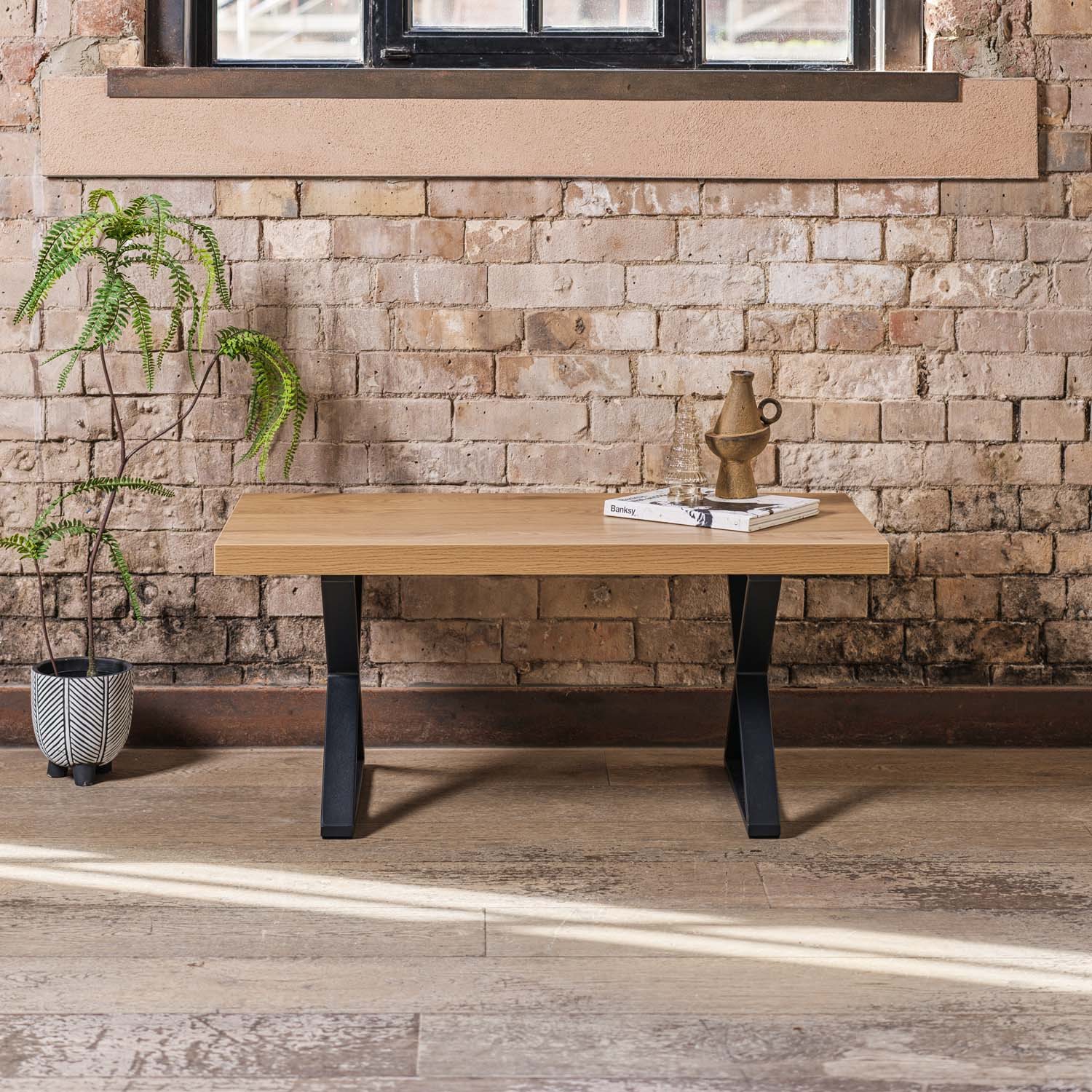 Woods Jupiter Smoked Oak Coffee Table - Woods Furniture