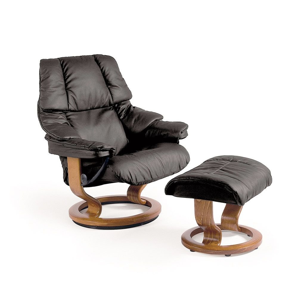 Reno Stressless Recliner Chair & Footstool | Stressless Recliners ...