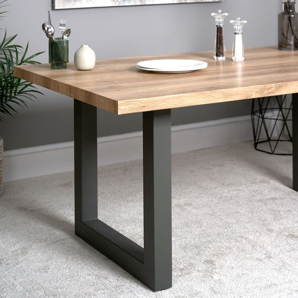 Burton Dining Table 180cm | 180cm Table cm - Woods Furniture
