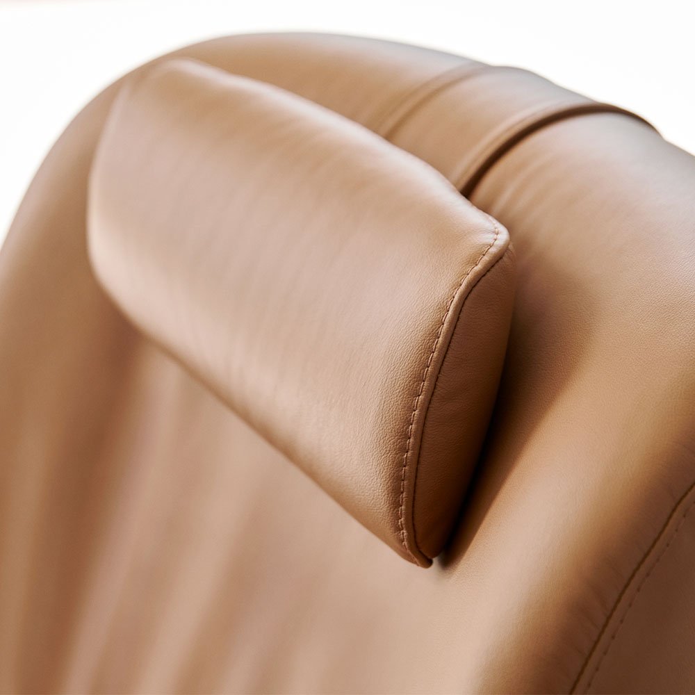 Stressless Rome High Back Chair With Cross Base & Footstool - Woods ...