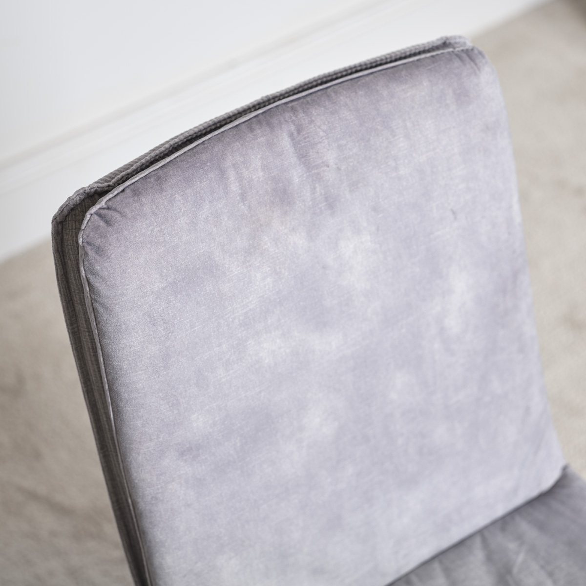 Jacob Dining Chair Pair, Grey - CLEARANCE - Woods Furniture