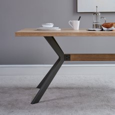 Kamala Dining Table 180cm | 180cm DiningTable - Woods Furniture