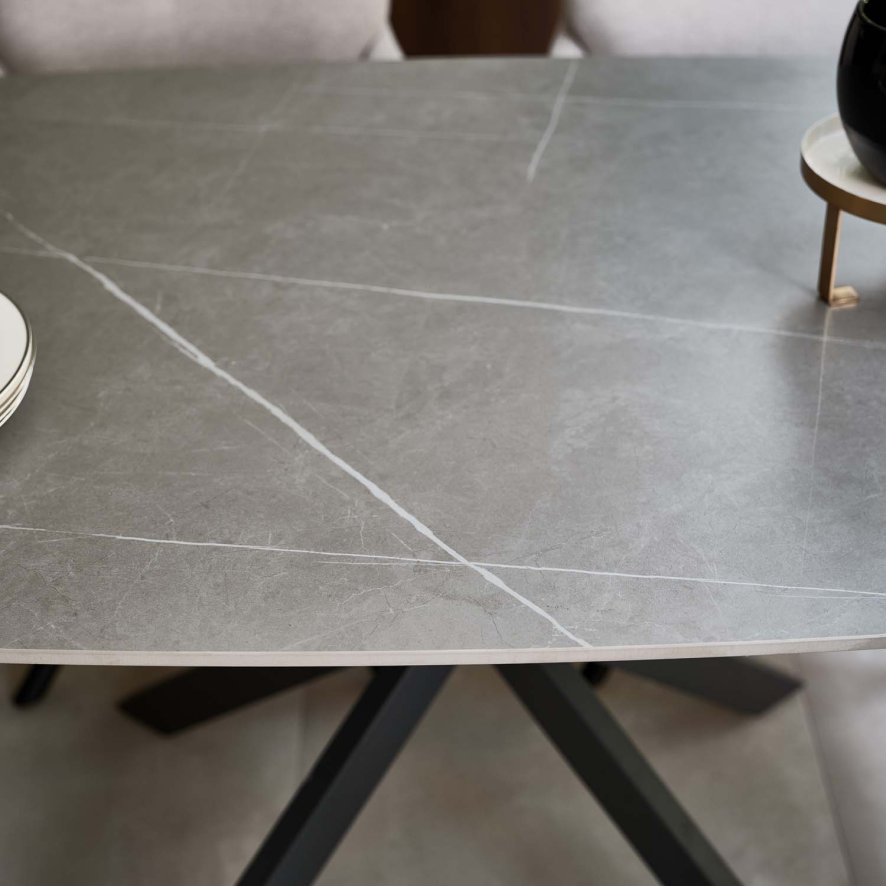 Woods Toscana Motion Table 140-200cm - Grey - Woods Furniture