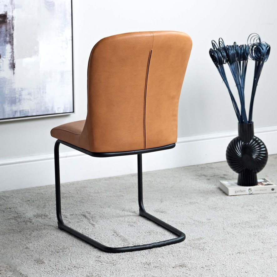 Clearance Firenza Tan Dining Chair (Set of 2) - Woods Furniture