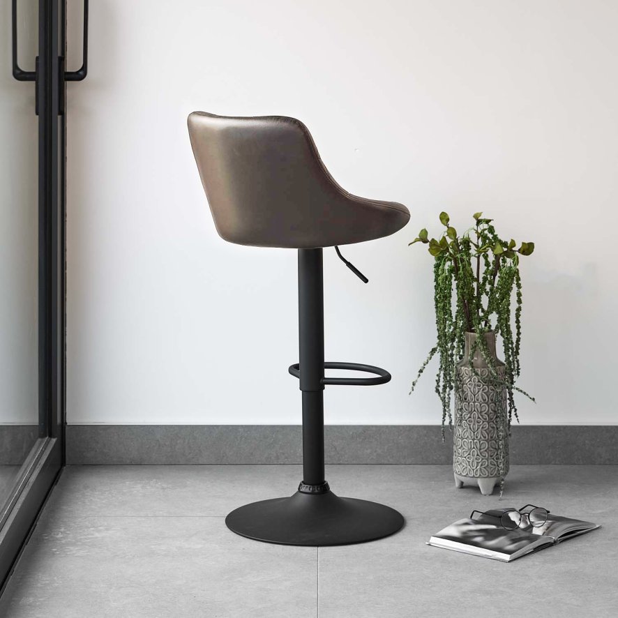 Woods Jonathan Bar Stool in Grey - Woods Furniture