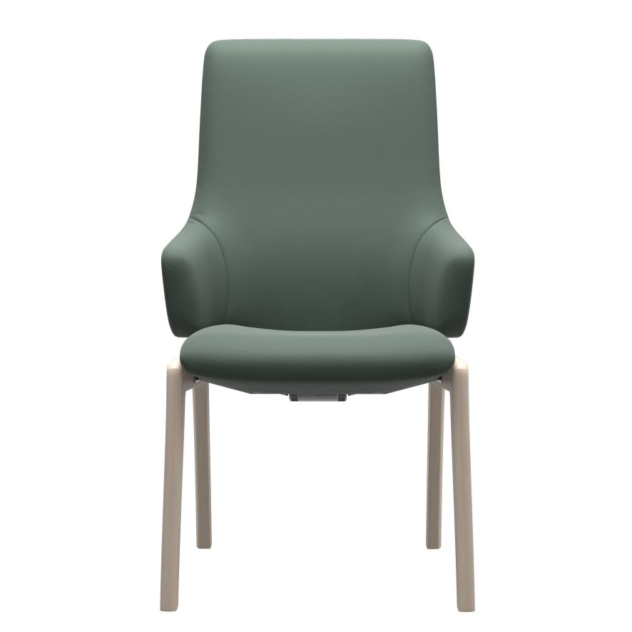 Stressless Laurel High Back Dining Chair with Traditional Base - Woods ...