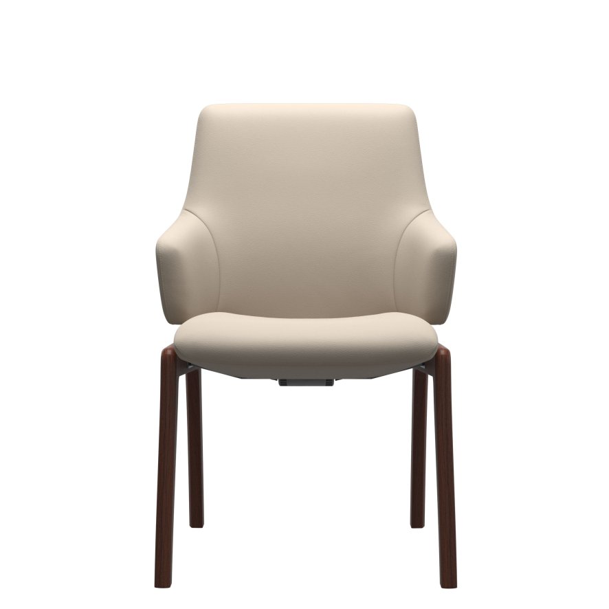 Stressless Laurel Low Back Dining Chair with Traditional Base - Woods ...