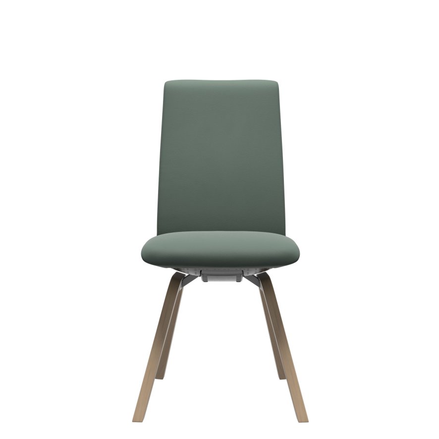 Stressless Laurel Low Back Dining Chair with Contemporary Base - Woods ...