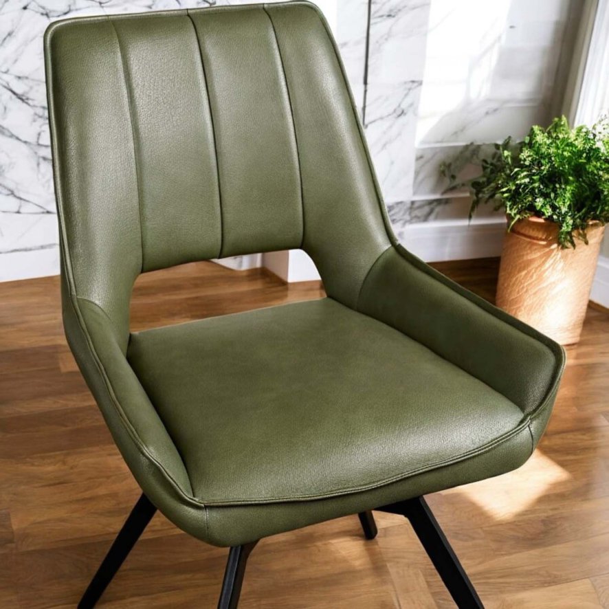 Woods Lily Olive Green Dining Chair - Woods Furniture