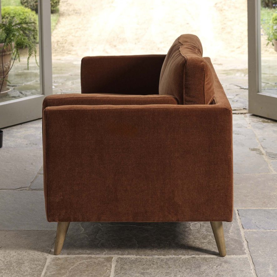 Woods Harris 2 Seater Sofa in Rust - Woods Furniture