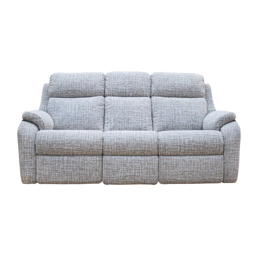 G Plan Kingsbury 3 Seater Double Power Recliner Sofa with Headrest ...