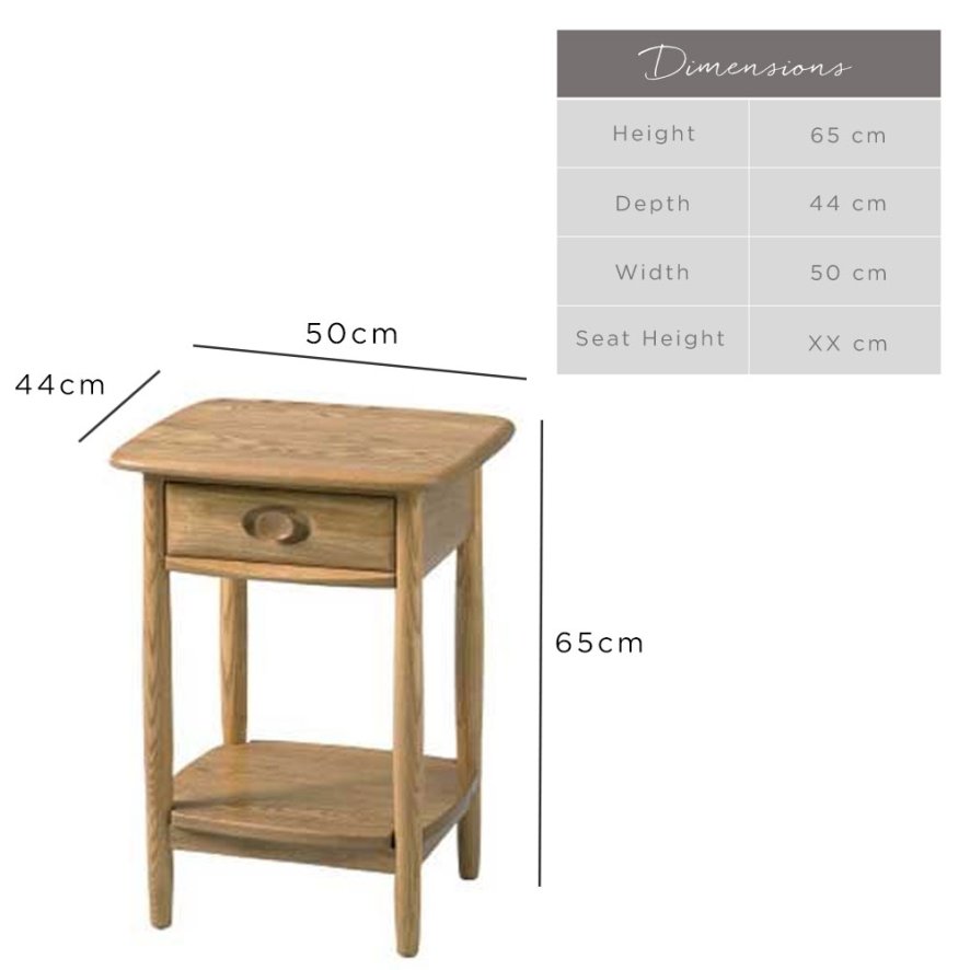 Ercol Windsor Lamp Table | Buy Ercol Windsor Table - Woods Furniture