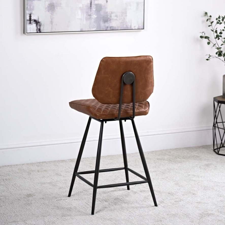 Digby Bar Stool - Tan - Woods Furniture