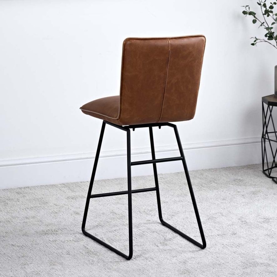 Hardy Bar Stool - Tan (Set of 2) | Set of 2 Bar Stool Tan - Woods Furniture