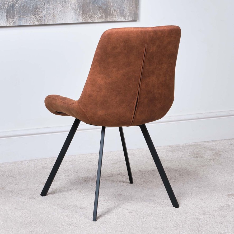 Dining Chair Pair, Tan - Waylor - Woods Furniture