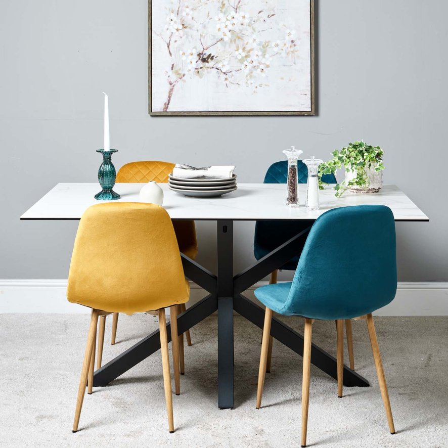 Teal Dining Room Table